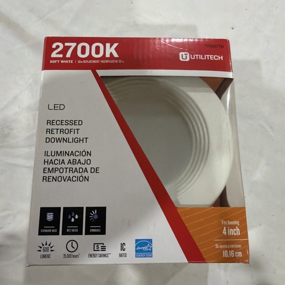 Utilitech | Tablets & Accessories | Utilitech Led 270k Dimmable 4 In ...